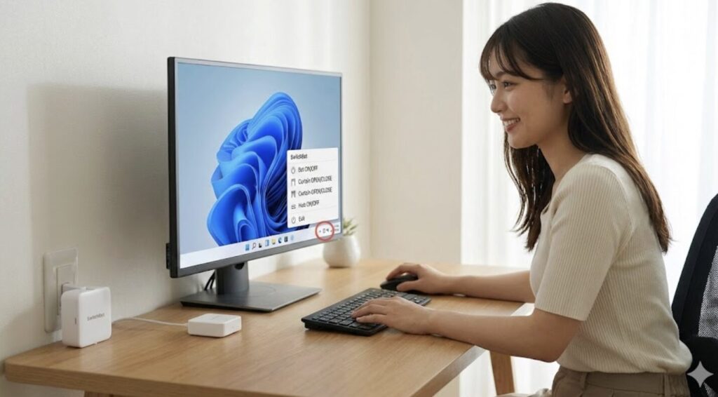 switchbotをwindows11でPC操作！設定と活用術 | パーシーのガジェブロ